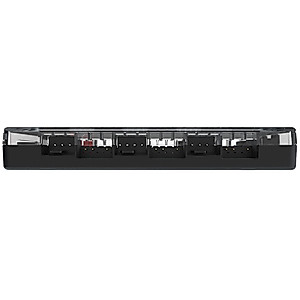 Masterfan Fan Hub ARGB 3 Pin PWM Hub 1 to 6 Port Addressable RGB Lighting with Magnetic backplane Splitter 5V/3PIN RGB Case Fan Hub