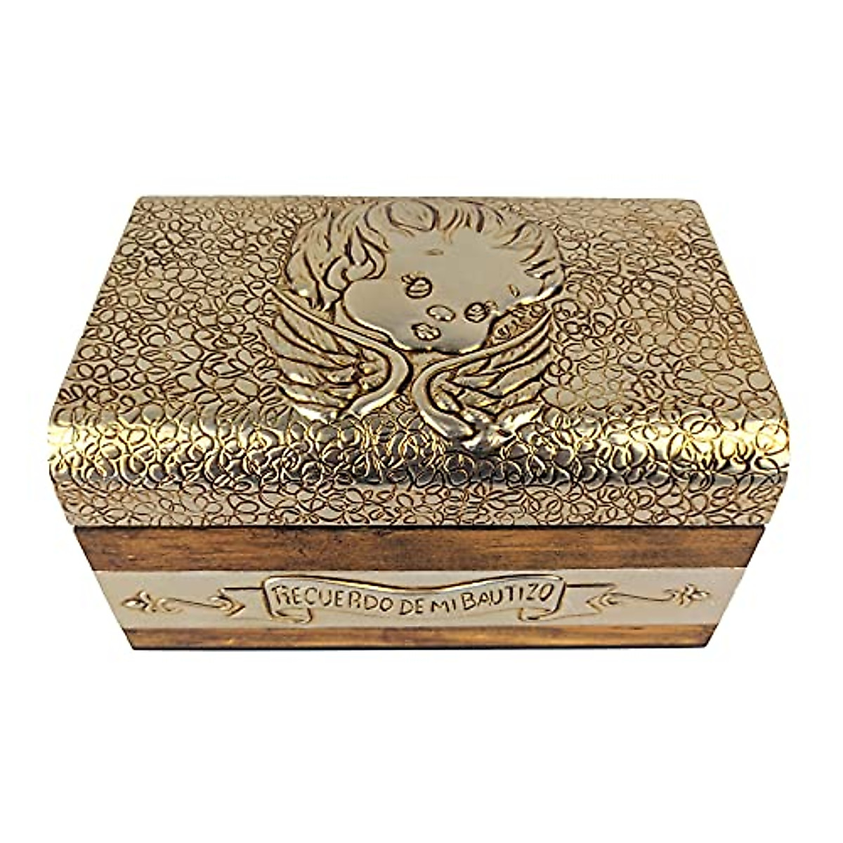 Baptism Candle Set for Boys and Girls in Premium Decoration Box with Towel, Rosary and Shell Included - Velas para bautizo Recuerdos de bautizo - Baptism kit Catholic with Candle for boy Favors