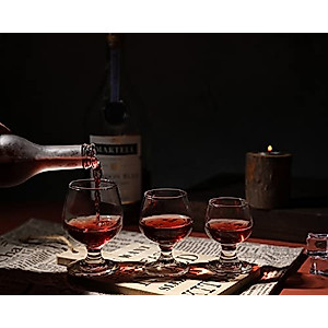 Glsairy Cute Shot Glasses Small Brandy Snifters Set of 8 | Cognac glasses | Port Glasses | Tequila Glasses(1.75 oz | 50ml)