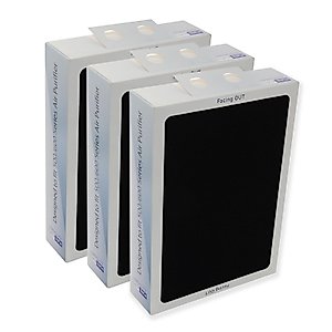 PUREBURG Replacement True HEPA Filter Set Compatible with Blueair 500/600 Smokestop Classic 503 505 603 650E 550E 501 510 555EB 601 605 580i 680i Air Purifiers,H13 3-Stage Filtration Activated Carbon
