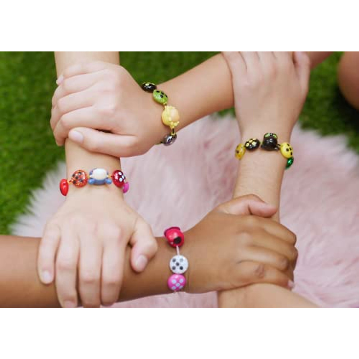 UPD Miraculous Ladybug Lucky Jewels Charm Bracelet, Necklace, Dangle & More! (Blind Box) - Collect All 68 Gems!