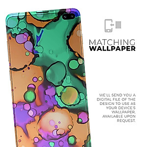 DesignSkinz Blurred Abstract Flow V52 Protective Vinyl Decal Wrap Skin Cover Compatible with The Samsung Galaxy S20 (Screen Trim & Back Glass Skin)