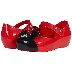 mini melissa Girl's Ultragirl + Mickey and Friends BB (Toddler/Little Kid) Red/Black 7 Toddler M