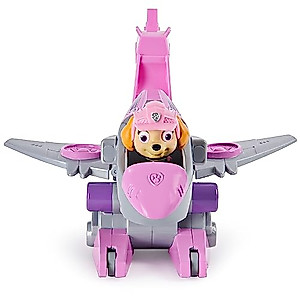 PAW Patrol, Dino Rescue Skye’s Deluxe Rev Up Vehicle with Mystery Dinosaur Figure
