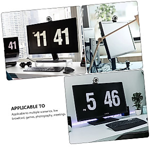 SOLUSTRE Camera 480p Webcam Live Webcam Live Streaming Webcam Computer Cam Laptop Webcam Desktop Computer Video Calling Webcam Multifunctional Webcam USB Recorder 1080p Aluminum Shell