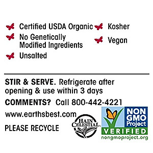 Earth's Best Organic Baby Food, Apple & Plums, 4 Ounce (Pack of 12)