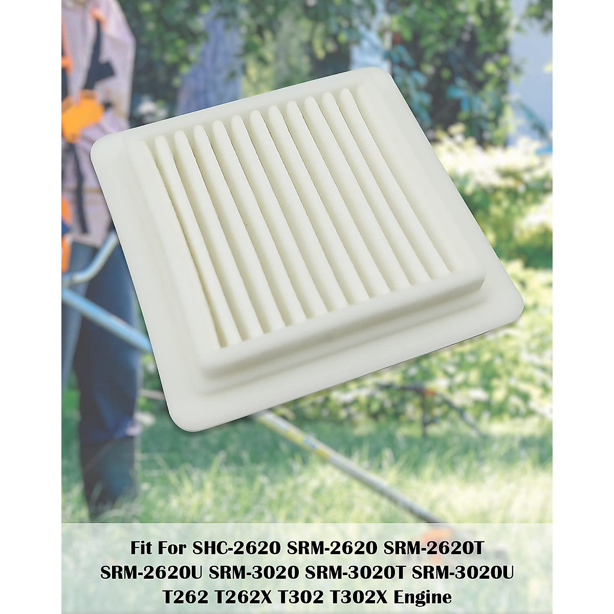 EMIHO Air Filter Replace A226002030 Fit for Echo Shindaiwa A226002030 A226002040 Pre Filter Fits for SRM-2620 Pro Extreme AH262 BRD-2620 C302 PAS-2620 SRM-3020 T302X Lawn Mower Parts, 4 Pack