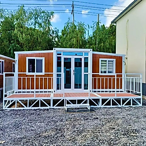 Small Prefabricated Home Convenient Expandable Container House Wall Sandwich Panel Detachable Container House