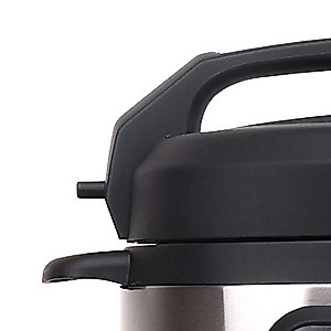 Brentwood Select EPC-636 8-in-1 Electric Pressure Slow, Rice, Egg Cooker, Sauté, Steam, Yogurt, and Food Warmer, 6 Quart, Staiinless Steel/Black