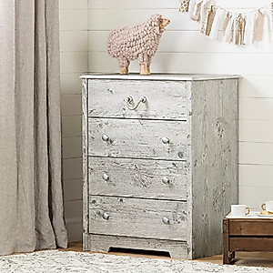 South Shore Aviron 4-Drawer Chest, Seaside Pine