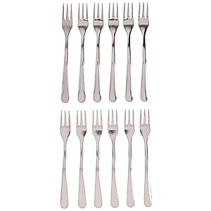 Winco 12-Piece Windsor Oyster Fork Set, 18-0 Stainless Steel, Silver