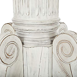 Safavieh Home Forest Traditional Antique White Drop Leaf Dining Table