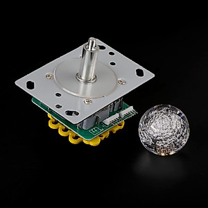 LED Illuminated Joystick,LED Colorful Illuminated Game Joystick Switchable from 4 to 8 Way for Game for Game Video Game Arcad