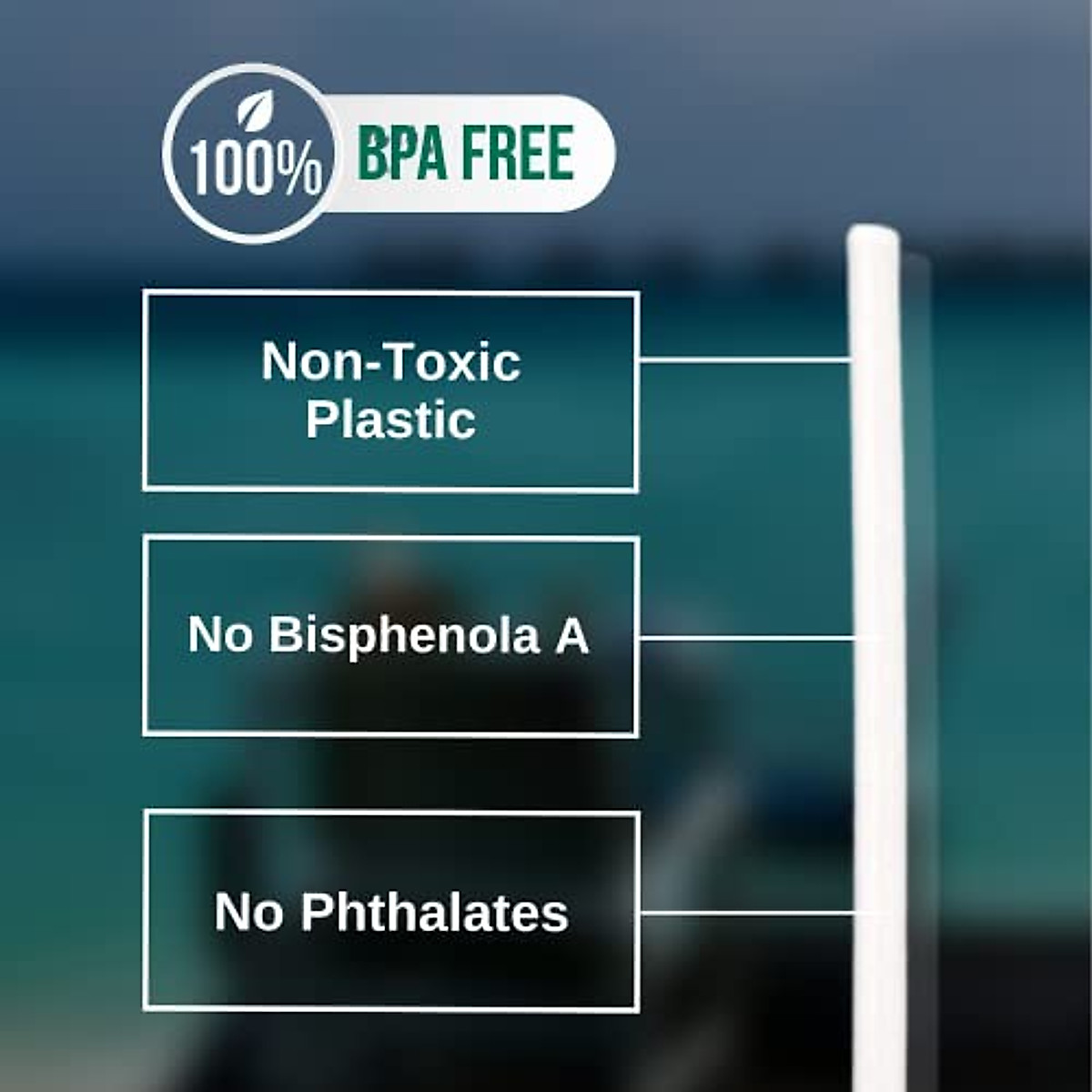 Hydro Energy [6-Pack 9.5-Inch] Replacement Straws for Hydro Flask Wide Mouth Water Bottle, 6 Straws and a 2 Straws Brushes Included