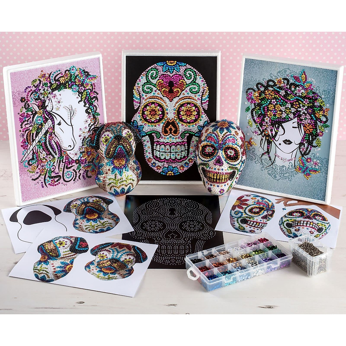 Sequin Art 3D SUGAR PUG Sparkling Arts and Crafts Kit