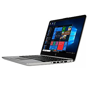 HP Notebook 14-dk0010ds 14" HD AMD A4-9125, AMD Radeon R3 Graphics, 4GB DDR4 RAM, 64GB eMMC Storage, Windows 10 Home in S mode, Natural Silver (Renewed)