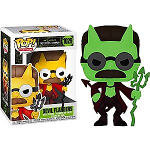 Funko Pop! Animation: The Simpsons - Devil Flanders, Glow in The Dark, Amazon Exclusive