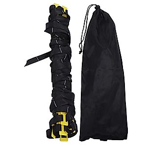 plplaaoo Agile Ladder Football Step Training Rope Ladder Agile Training Speed Ladder with Scale 6m 12 Rungs Workout Ladder for Ground Ladder Drills Speed Training Kit Set for Soccer Boxing Footwork