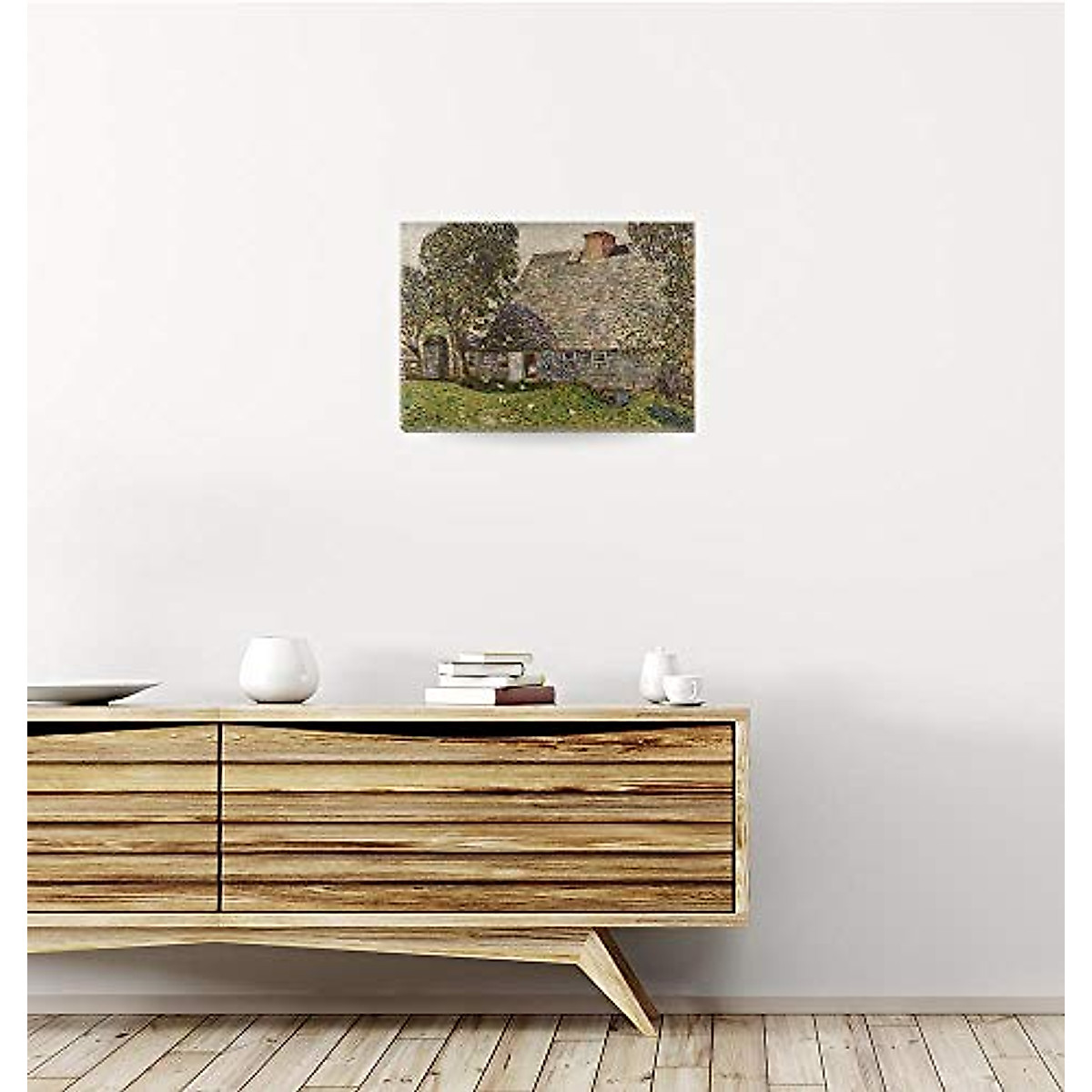 Imagekind Wall Art Print Entitled The Old Mulford House, East Hampton by C. Hassam by The Fine Art Masters | 32 x 23