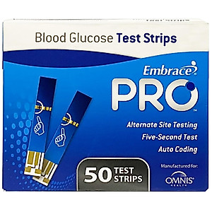 Embrace Blood Glucose Pro Test Strips 50ct