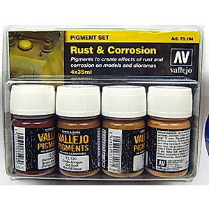 Vallejo Rust & Corrosion Pigment Set 4 x 35ml Paint