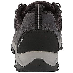 Columbia Men's Valley Pointe Waterproof Hiking Shoe, Shark/Monument, 11 Wide