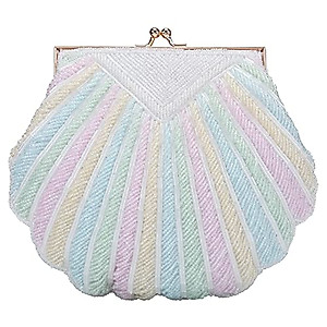 Fawziya Beaded Clutch For Wedding Evening Bag Formal-Multicolor