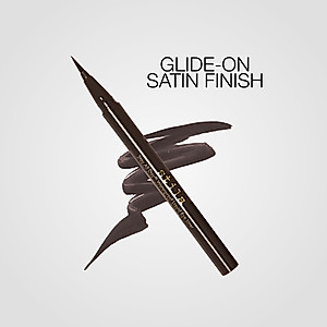 stila Waterproof Liquid Eye Liner, Stay All Day Makeup with Fine Brush Tip Lasting Satin Finish, Smudge-Proof & Transfer-Resistant