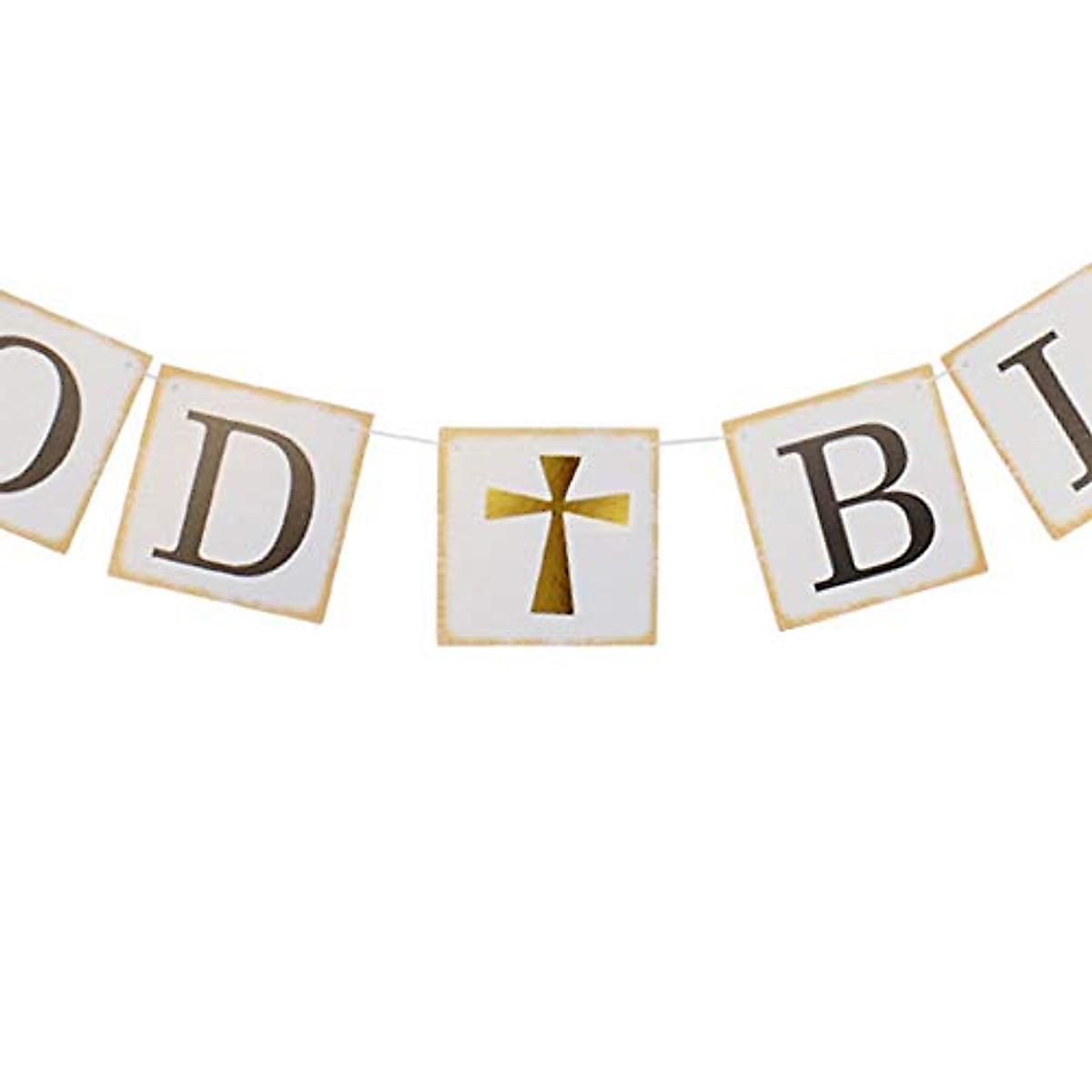 God Bless Banner, Decors for Christening, Baptism, Baby Shower or First Communion