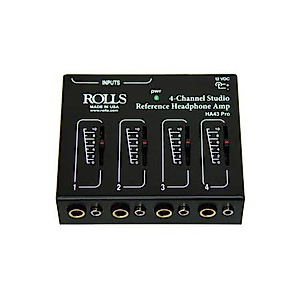 Rolls Ha43 Pro 4 Channel Stereo Headphone Amp