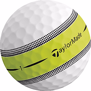 TaylorMade Unisex's Tour Response Stripe Golf Ball, One Size