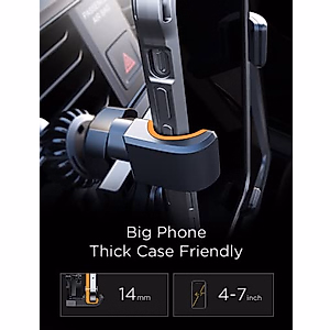 AINOPE Car Phone Holder Mount 2023 Upgrade Gravity Car Phone Mount with Newest Air Vent Clip Auto Lock Hands Free Cell Phone Holder Mount for Car Compatible for iPhone 14 Pro Max 13 12 & All Phones