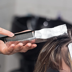 Highlight Comb Set, 6 Piece Set, Weaving, Sectioning, Styling, and Hair Dyeing Combs Professional Weaving Styling for Foiling and Balayage Coloring