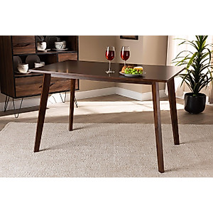 Baxton Studio Dining Tables, Walnut