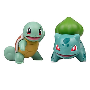 Pokémon Figure Multi Pack Set with Deluxe Action Gengar - Generation 1 - Includes Pikachu, Squirtle, Charmander, Bulbasaur and Gengar - 5 Pieces - Ages 4+