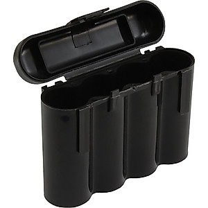 Powertron 5 AA/AAA / CR123A Black Battery Holder Storage Cases