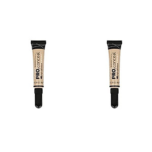 L.A. Girl Pro Conceal HD Concealer, Classic Ivory, 0.28 Ounce (Pack of 2)