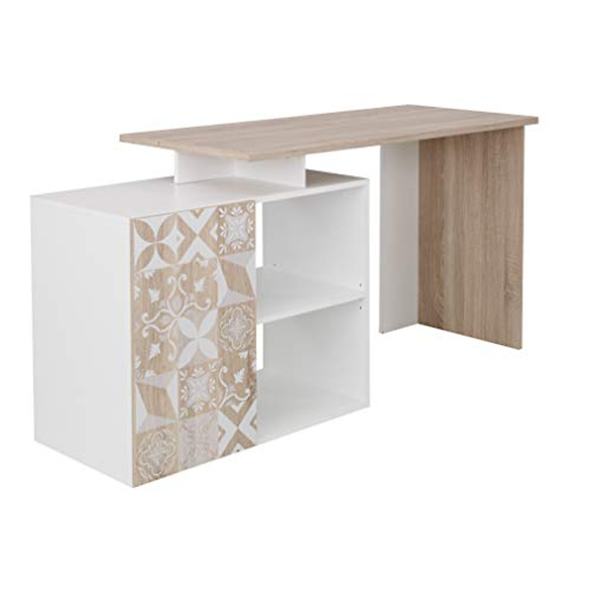 Christelle Office Home Modern Writing Computer Corner Desk l Shape
