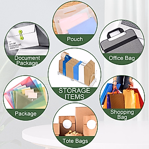 Sibosen Reusable Shopping Bag Organizer, Adjustable Shelf Dividers, Great for Storing Folded Cloth and Paper Grocery, Food Storage, Lunch, Shopping and Gift Bags