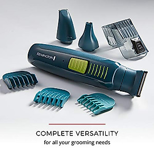 Remington Ultrastyle Rechargeable Total Grooming Kit, PG6111, Teal/Green