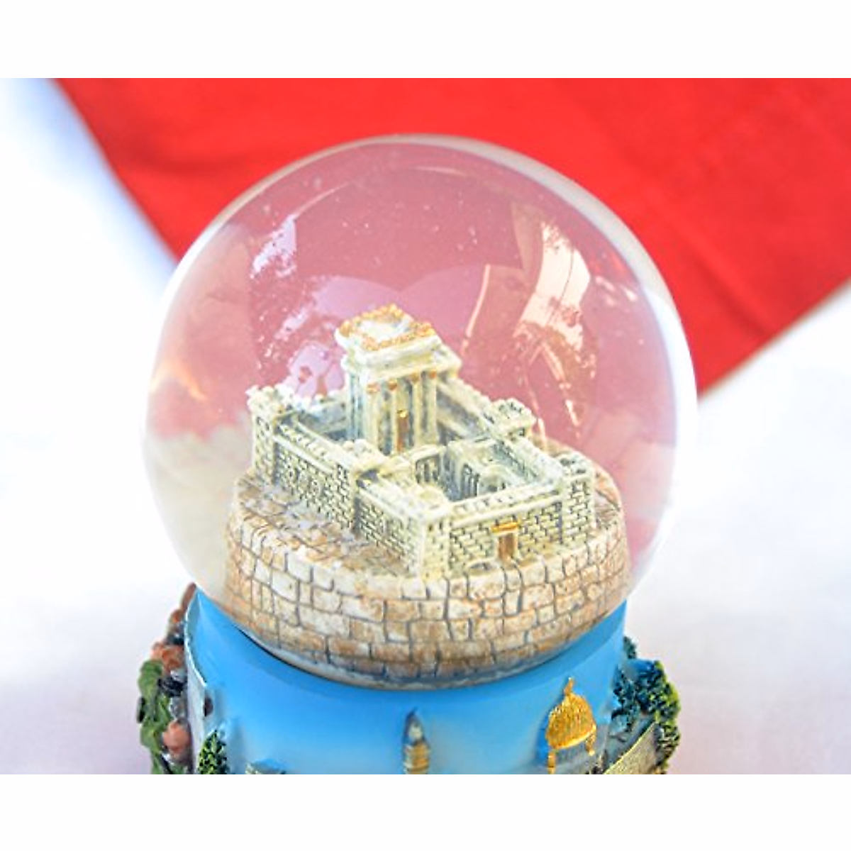 Snowdome Israel Templ of Jerusalem Snowglobe Second Temple holyland 93mm