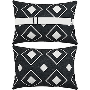 2 Pack Recliner Pillows for Head Chaise Lounge Head Resting Pillows Lounge Pillow Outdoor Lumbar Pillow for Recliner,Beach Chair,Office Chair Neck or Lumbar Attachment,Waterproof (Charming Style)