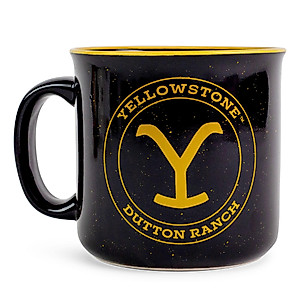 Yellowstone Dutton Ranch Ceramic Camper Mug | Holds 20 Ounces