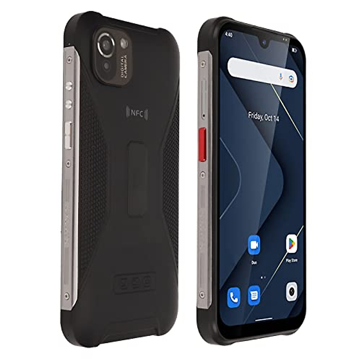 Smart Phone, 100‑240V for Android 12 System NFC 4G 3GB RAM 32GB ROM Mobile Phone for Outdoor (US Plug)