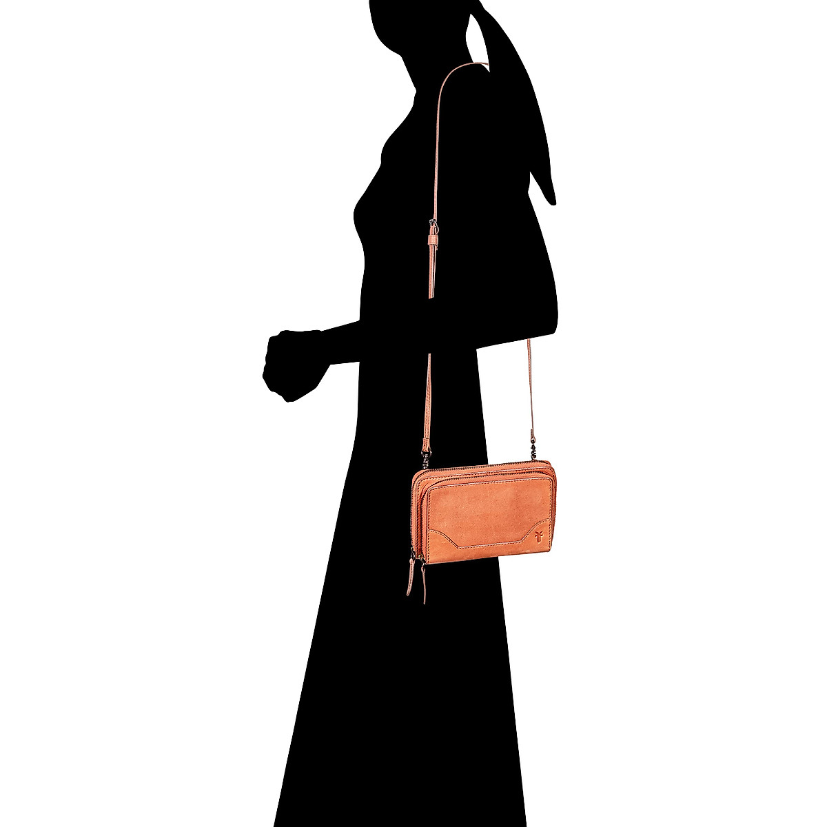 Frye Melissa Stacked Wallet, Pink Taupe