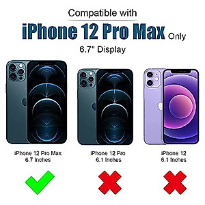 Casus Logo View Compatible with iPhone 12 Pro Max Case Slim Premium Vegan Leather Classic Luxury Elegant Thin Cover (2020) 6.7" (Brown)