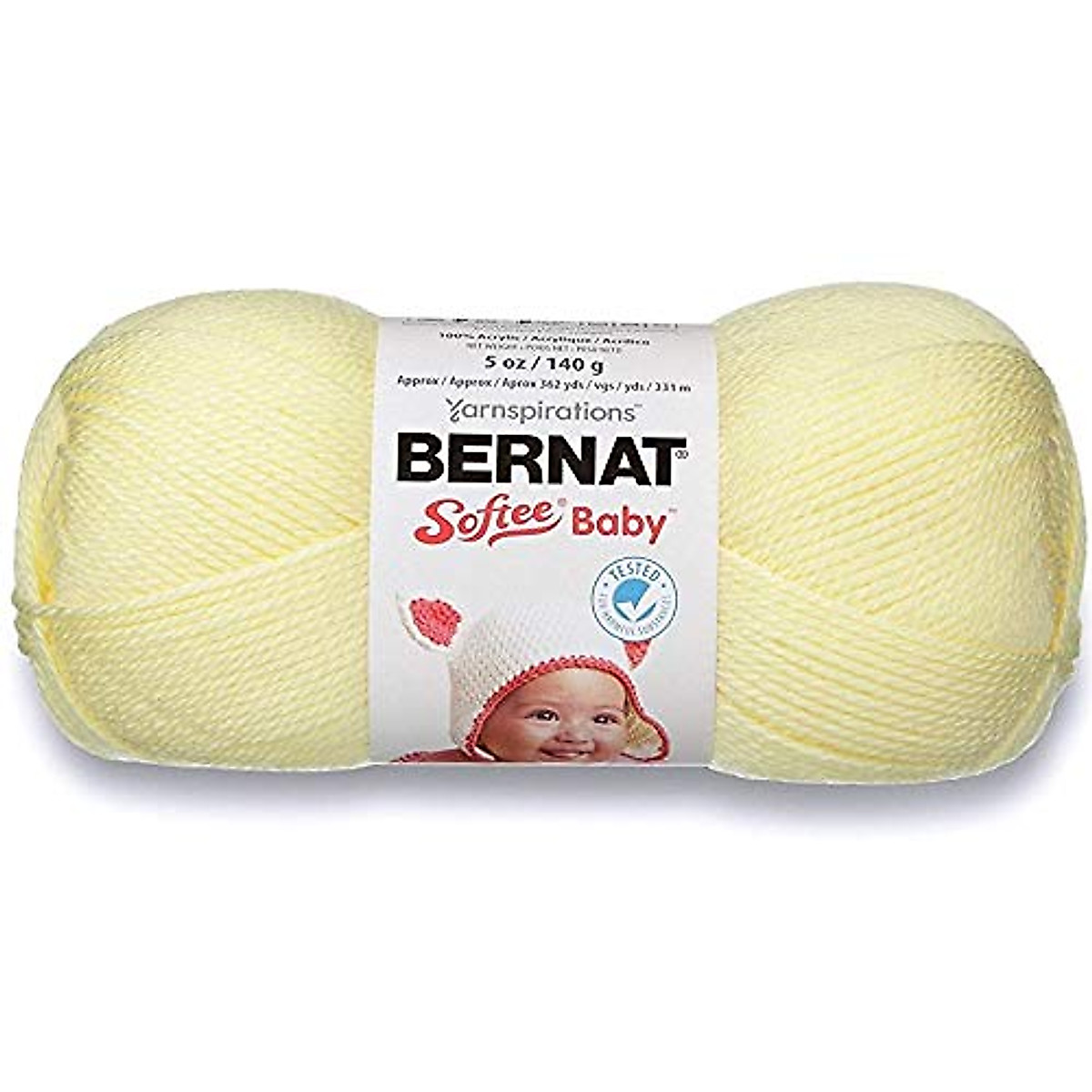 Bernat Softee Baby Yarn - 6 Pack with Patterns (Lemon)