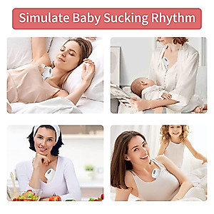 Wearable Breast Pump, S12 Double Hands Free Breast Pump, LCD Display, Low Noise & Painless, 2 Modes & 9 Levels Electric Breast Pump Portable, 24mm Flange, 2 Pack