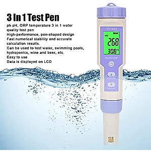 YUESFZ Precise 3-in-1 TDS Meter Digital Water Tester - ppm Meter, Easy to Use Water Quality Tester for Testing RO Drinking Water Hydroponics Aquarium Practical Water Quality Detector