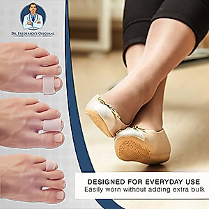Dr. Frederick's Original Gel Toe Tubes 12 Piece Variety Pack - Small, Medium and Large Sizes - Toe Protectors & Separators for Calluses - Blisters - Corns